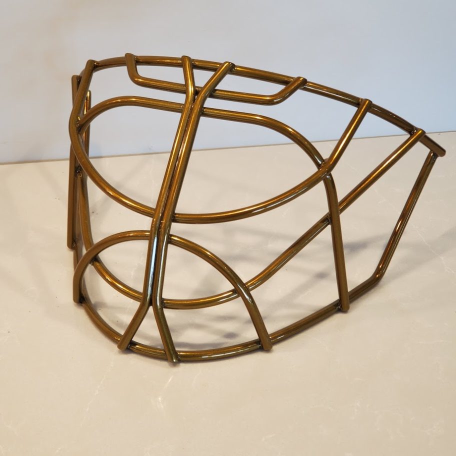 7700/2300 Cateye Doublebar Cage Gold – GOALIECAGES.COM